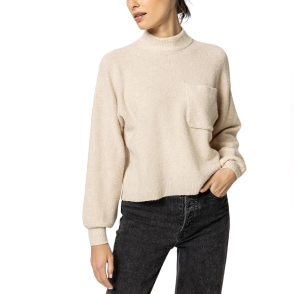 Lilla P | Sweaters | Nwt Lilla P Stretchy Boucle Cashmere Blend Boxy ...